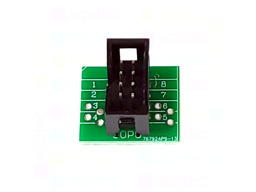 SOP-8/SOIC-8 Test-Clip, mit Adapter-Platinen, zur BIOS- und EEPROM ...